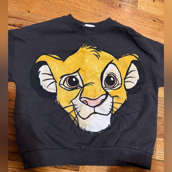 Zara | Shirts & Tops | Zara Lion King Simba Crew Neck Toddler 45 | Poshmark
